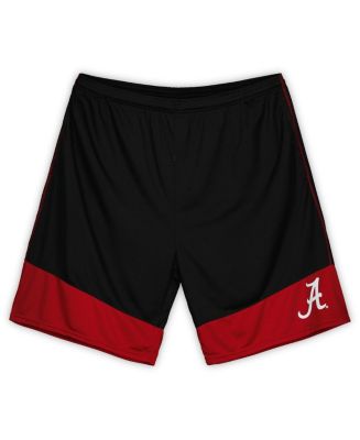 Profile Men's Black Alabama Crimson Tide Big Tall Interlock Cuff Shorts ...