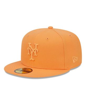 New Era Men's Orange New York Mets Spring Color 59FIFTY Fitted Hat - Macy's