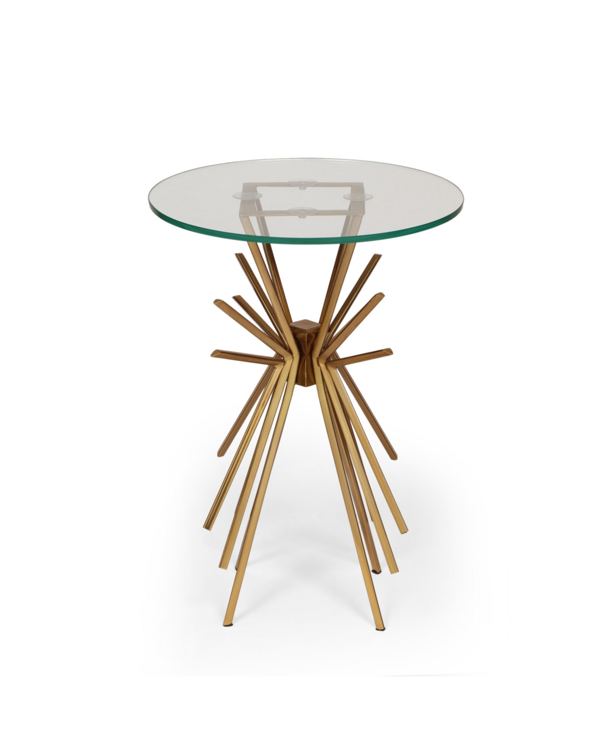 Click here for Streamdale Furniture Glamorous Sunburst Glass Tabl... prices