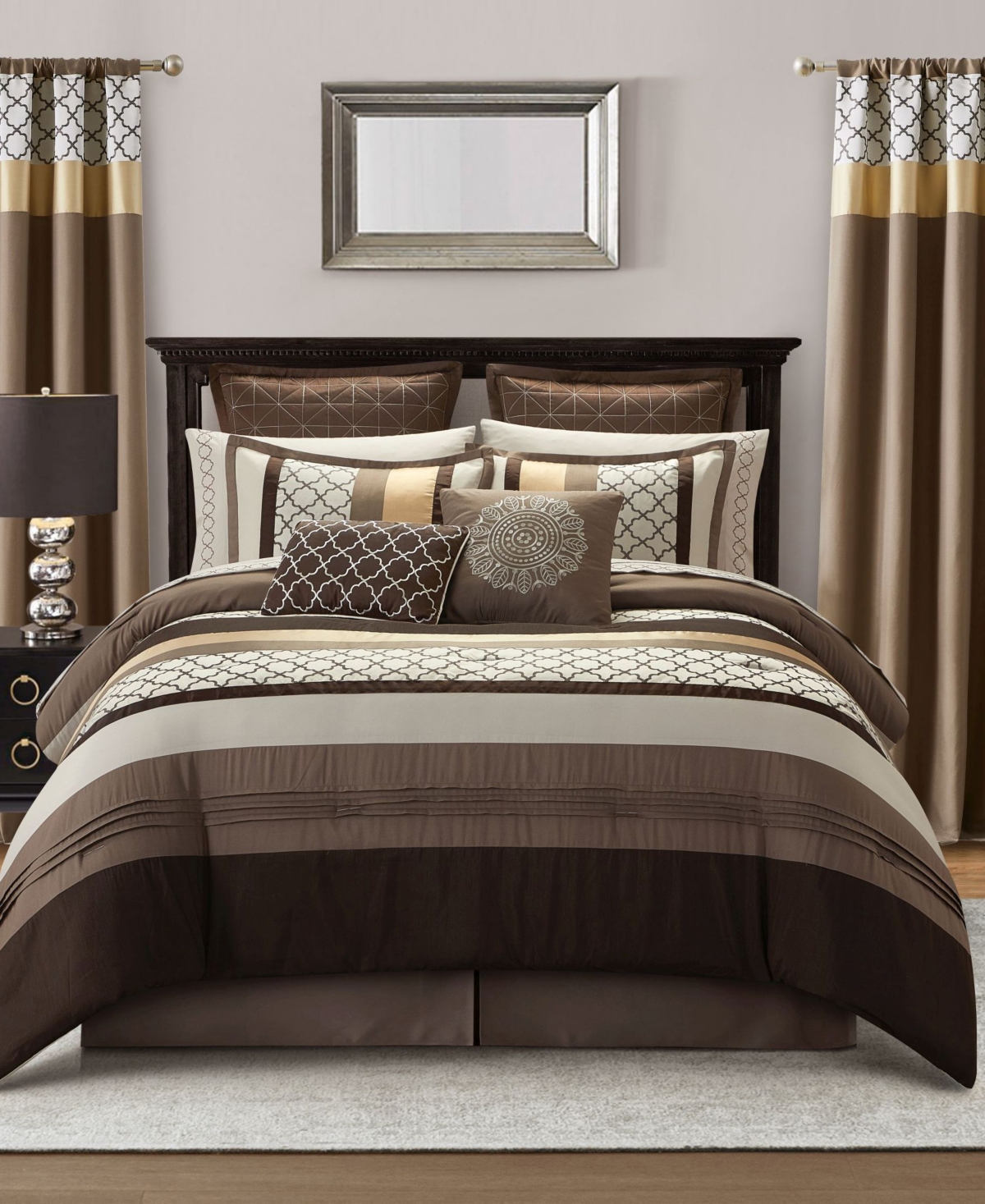 Click here for Stratford Park Avalon Geometric 16-Pc. Comforter S... prices
