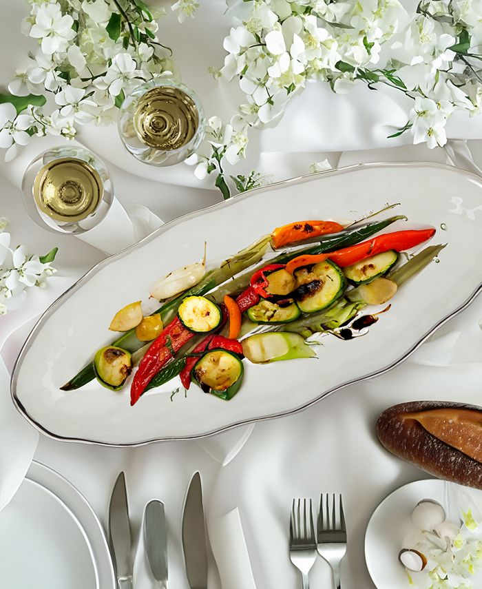 Certified International Regency Oval Fish Platter - Macy's