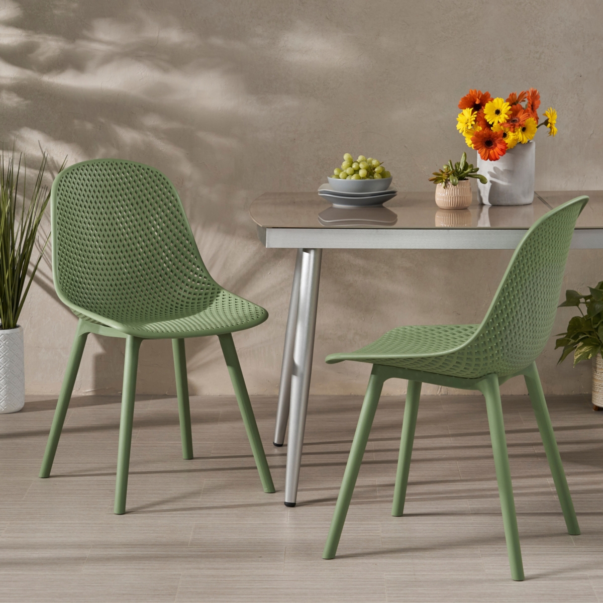 Click here for Streamdale Modern Outdoor Dining Chair With Weathe... prices