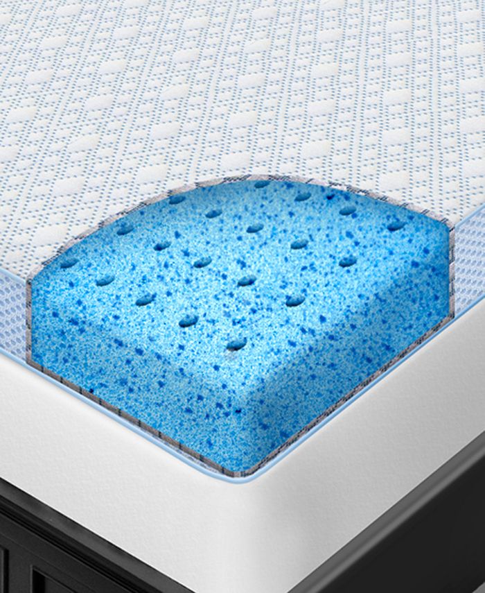 SensorGel CLOSEOUT! 3'' Advanced iCOOL Gel Memory Foam King Topper - Macy's