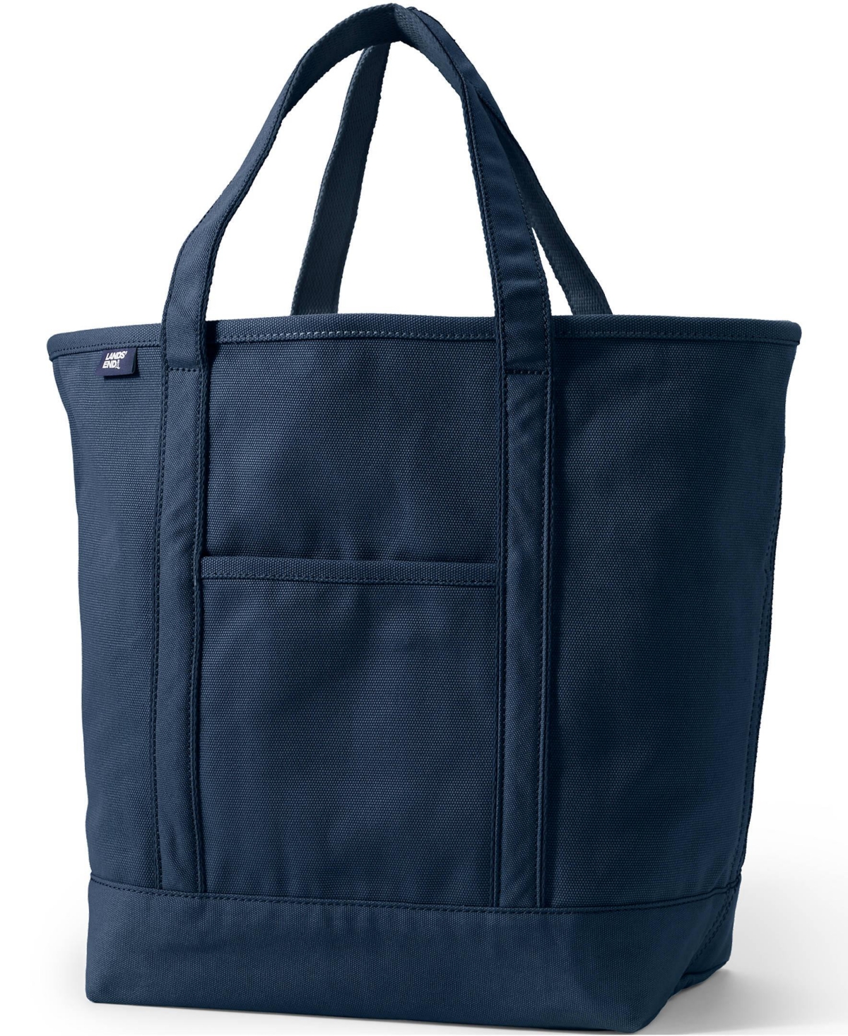 Click here for Lands End Large Solid Color 5 Pocket Open Top Canv... prices