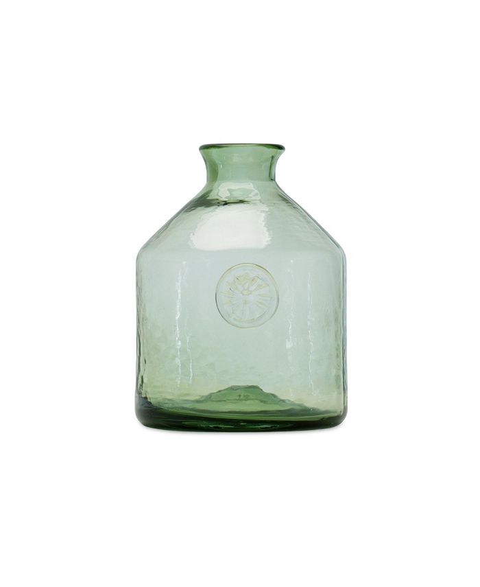 Slickblue Sage Glass Bottle Neck Vase Elegant and Modern Home Decor ...