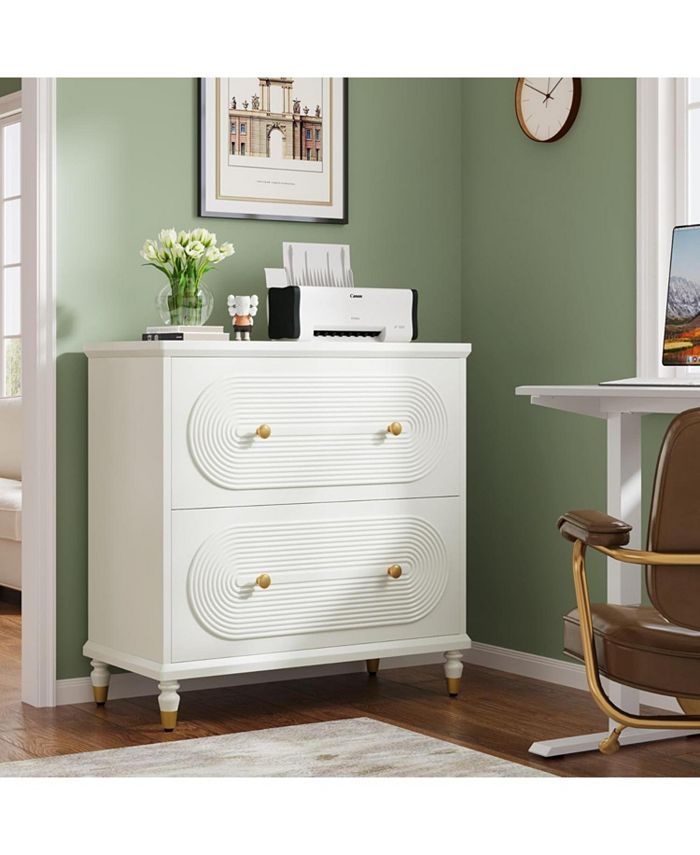 Tribesigns 2-Drawer File Cabinet for Home Office, Modern File Cabinet ...