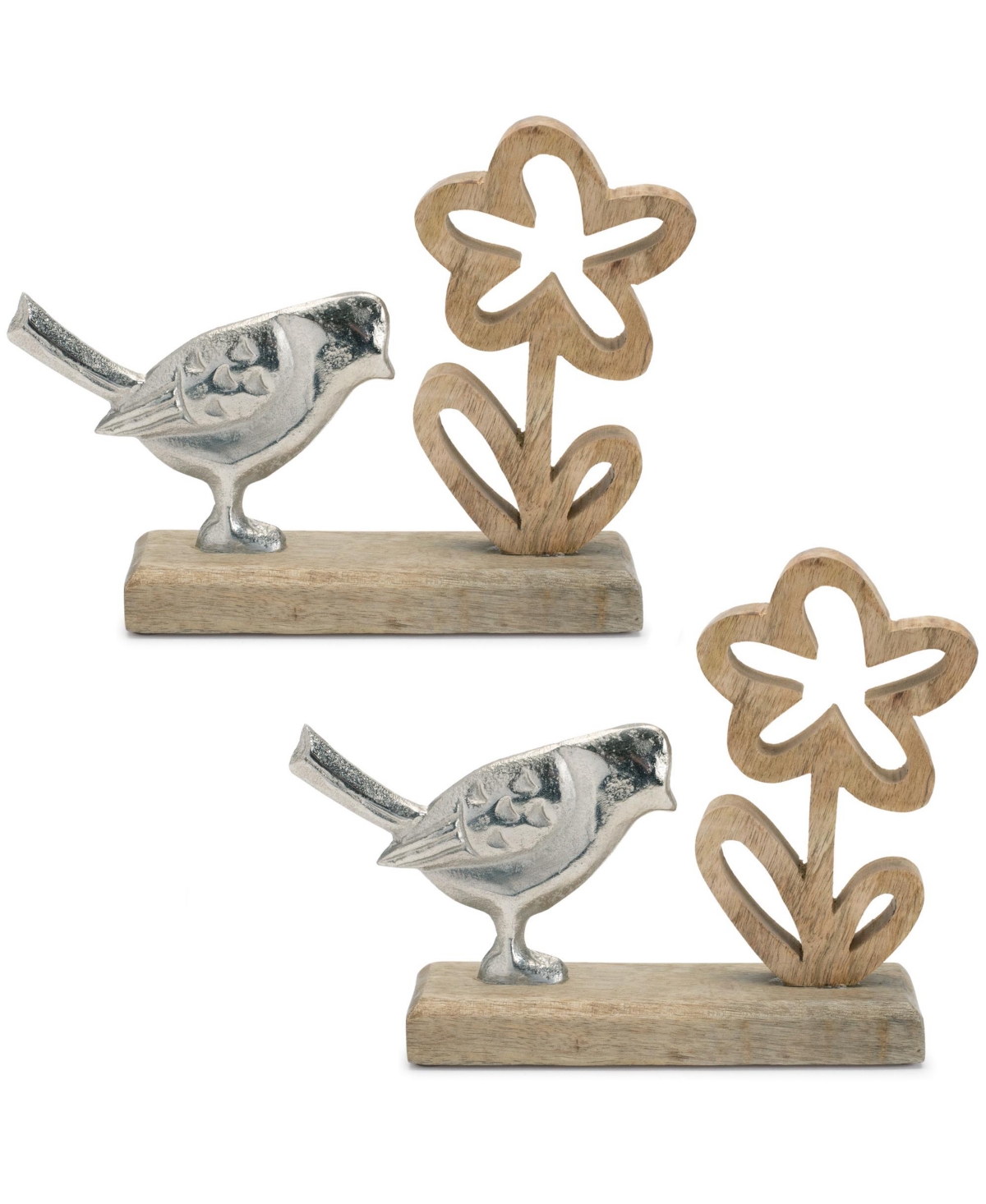 Click here for Slickblue Decorative Bird and Flower on Base Elega... prices