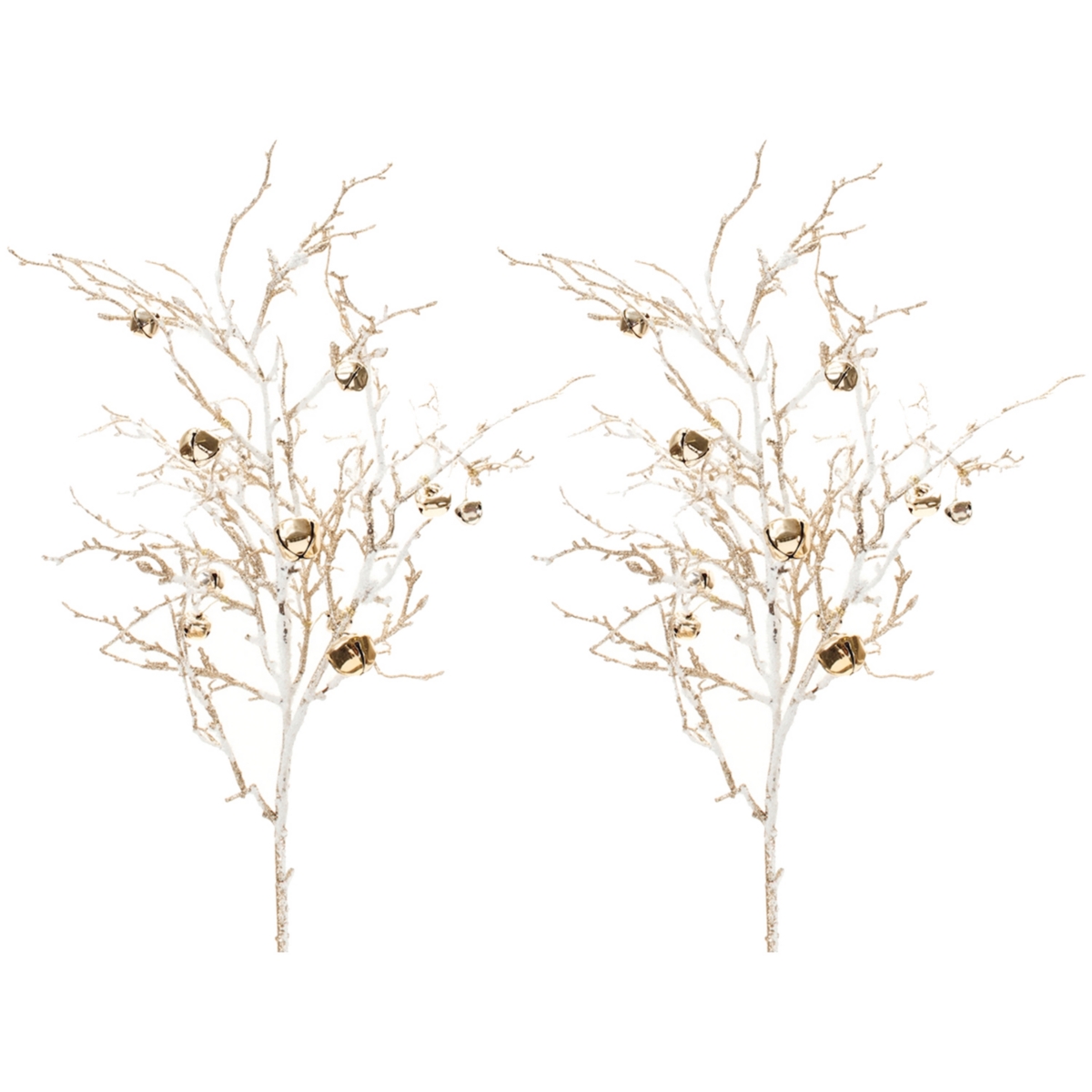 Click here for Slickblue Set of 2 Sleigh Bell Branches – I... prices
