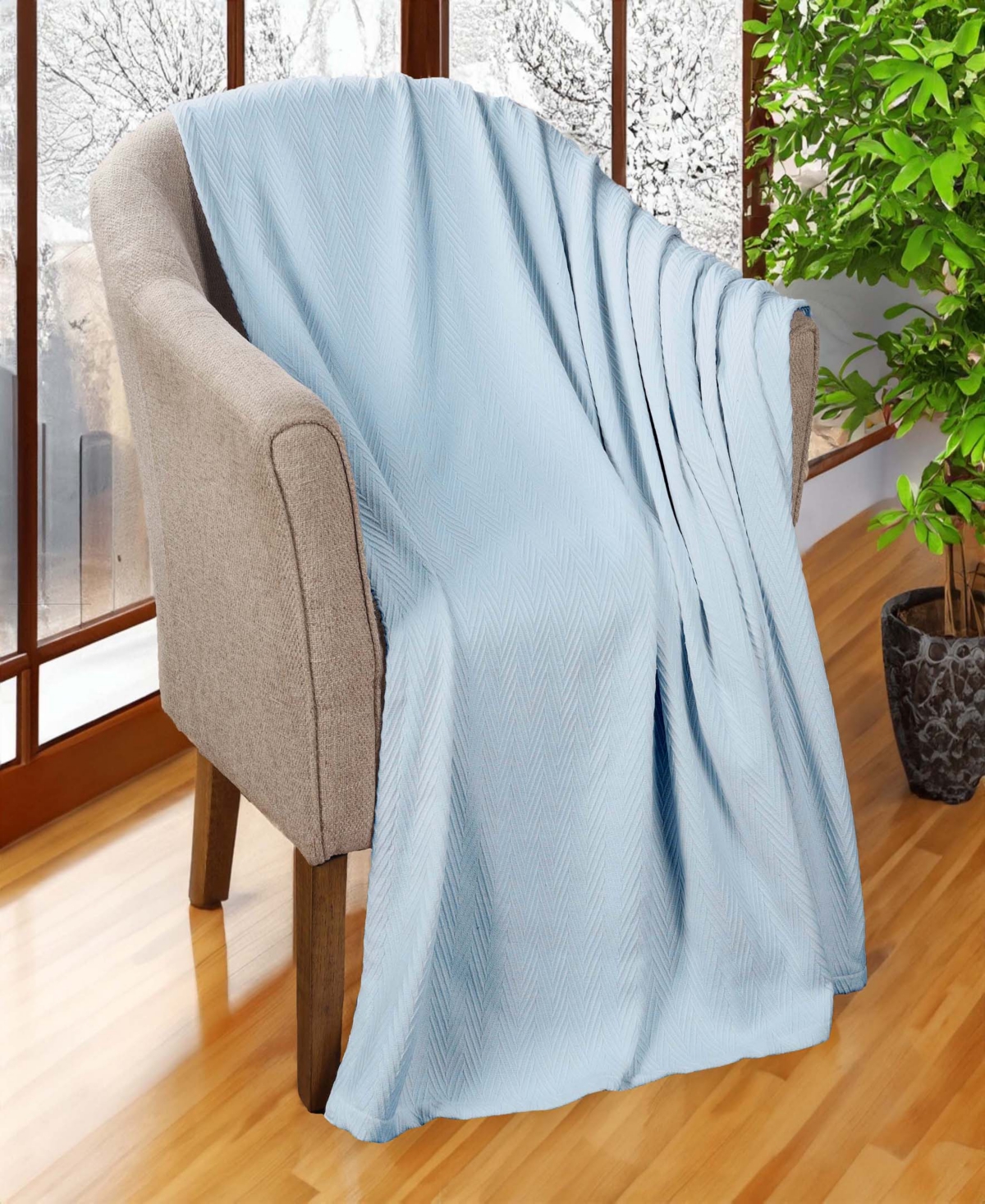Click here for Superior Chevron All Season Cotton Blanket  Califo... prices