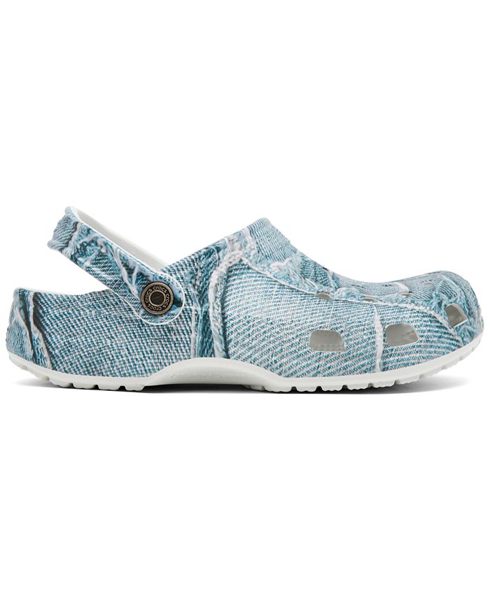 Crocs Women's Classic Denim Clog Sandals from Finish Line - Macy's