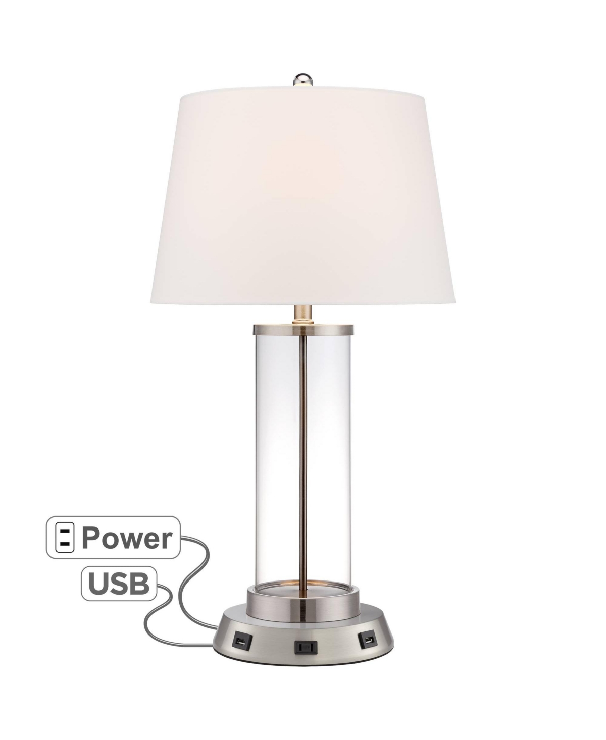 Click here for 360 Lighting Modern Table Lamp with Usb and Ac Pow... prices