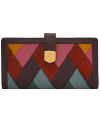 Fossil Lennox Leather Tab Bifold Wallet - Macy's