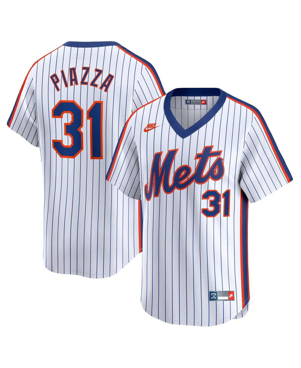 Click here for Nike Mens Mike Piazza White New York Mets Throwbac... prices