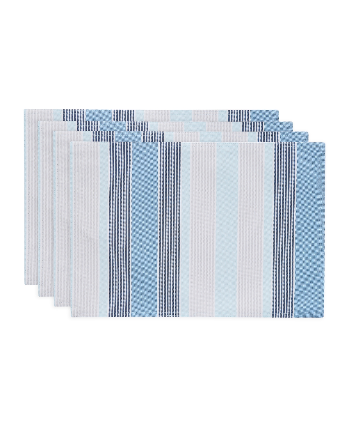 IZOD(R) Breakers Stripe Placemats - Set of 4