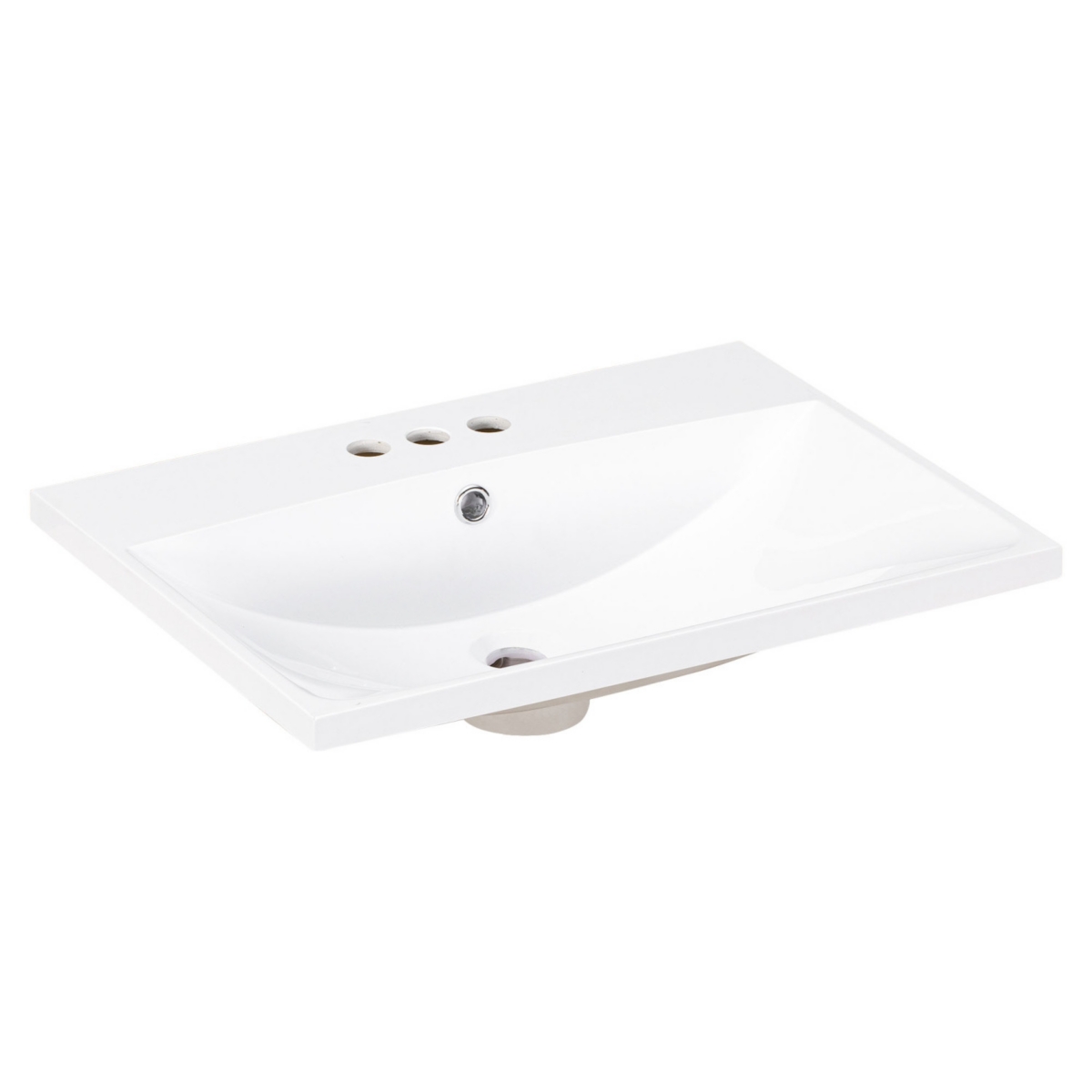 Click here for Streamdale 24" Ceramic Vanity Top  White Basi... prices