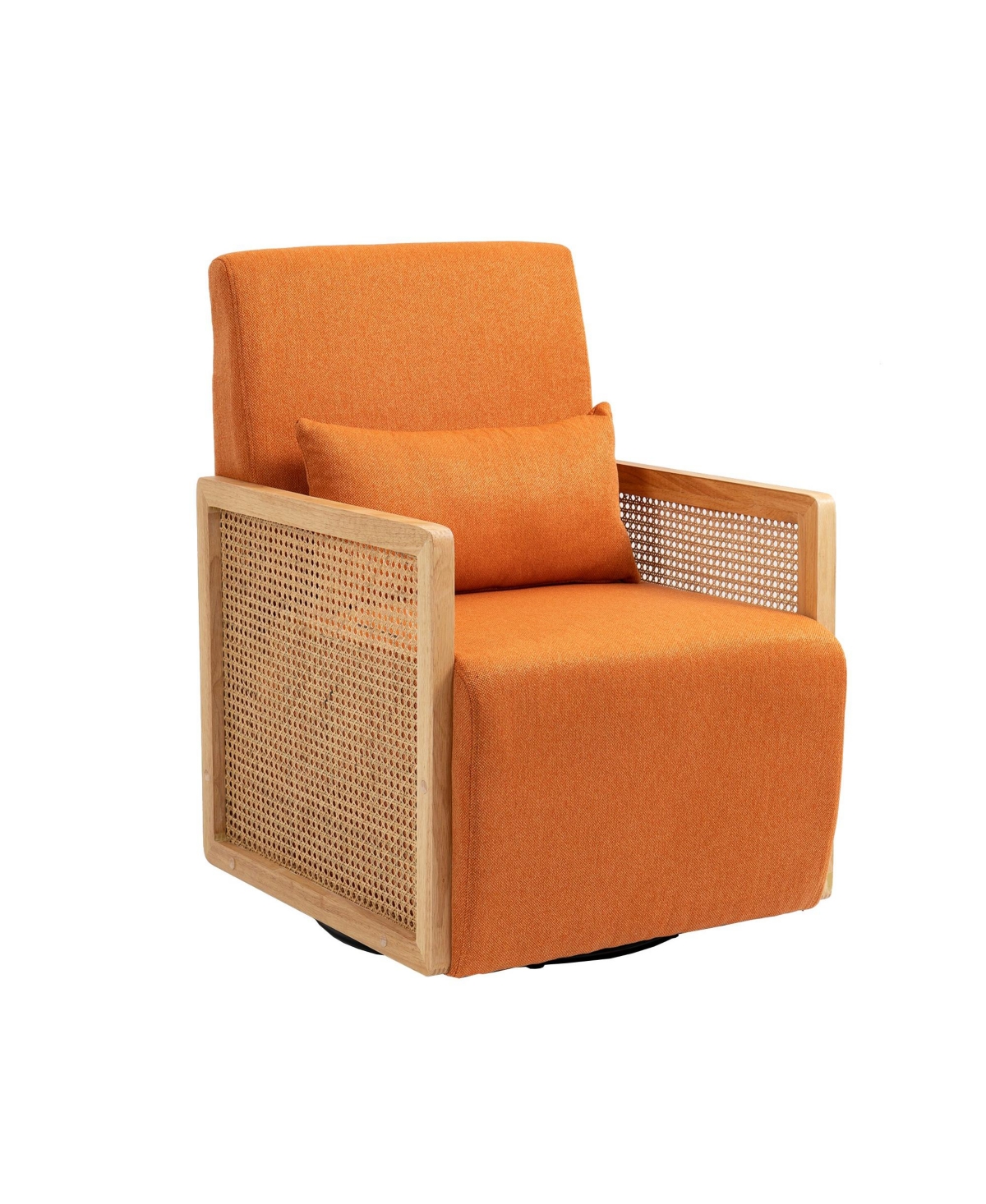 Click here for Mondawe Rose Red Upholstered Accent Chair with One... prices