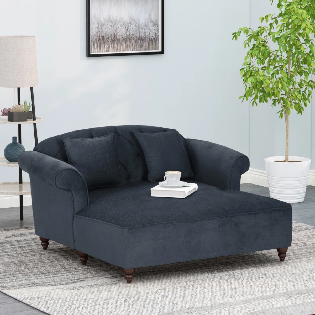 Click here for Streamdale Furniture Elegant Double Chaise Lounge... prices