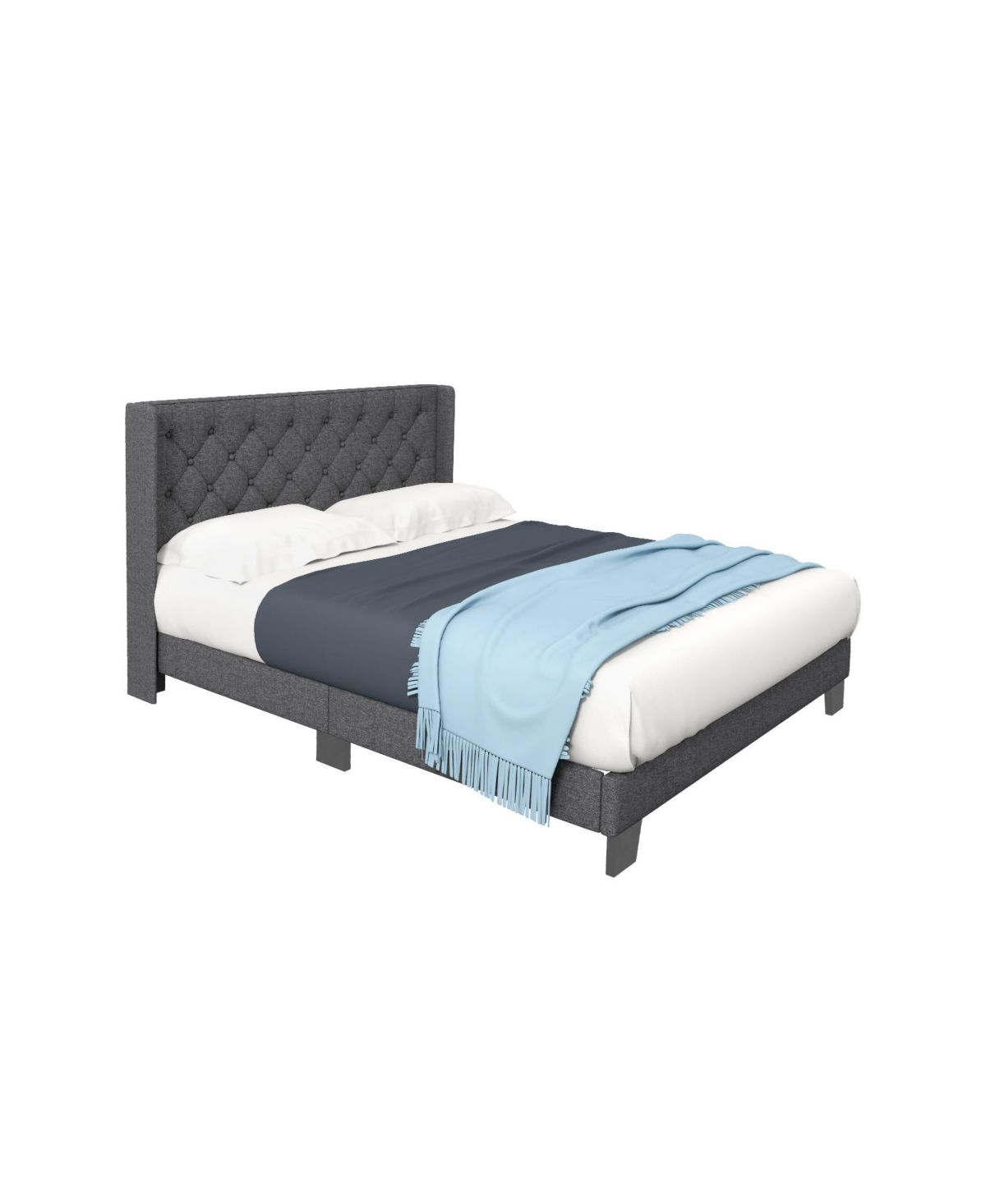 Click here for Sugift Twin/Full/Queen Size Modern Fabric Upholste... prices