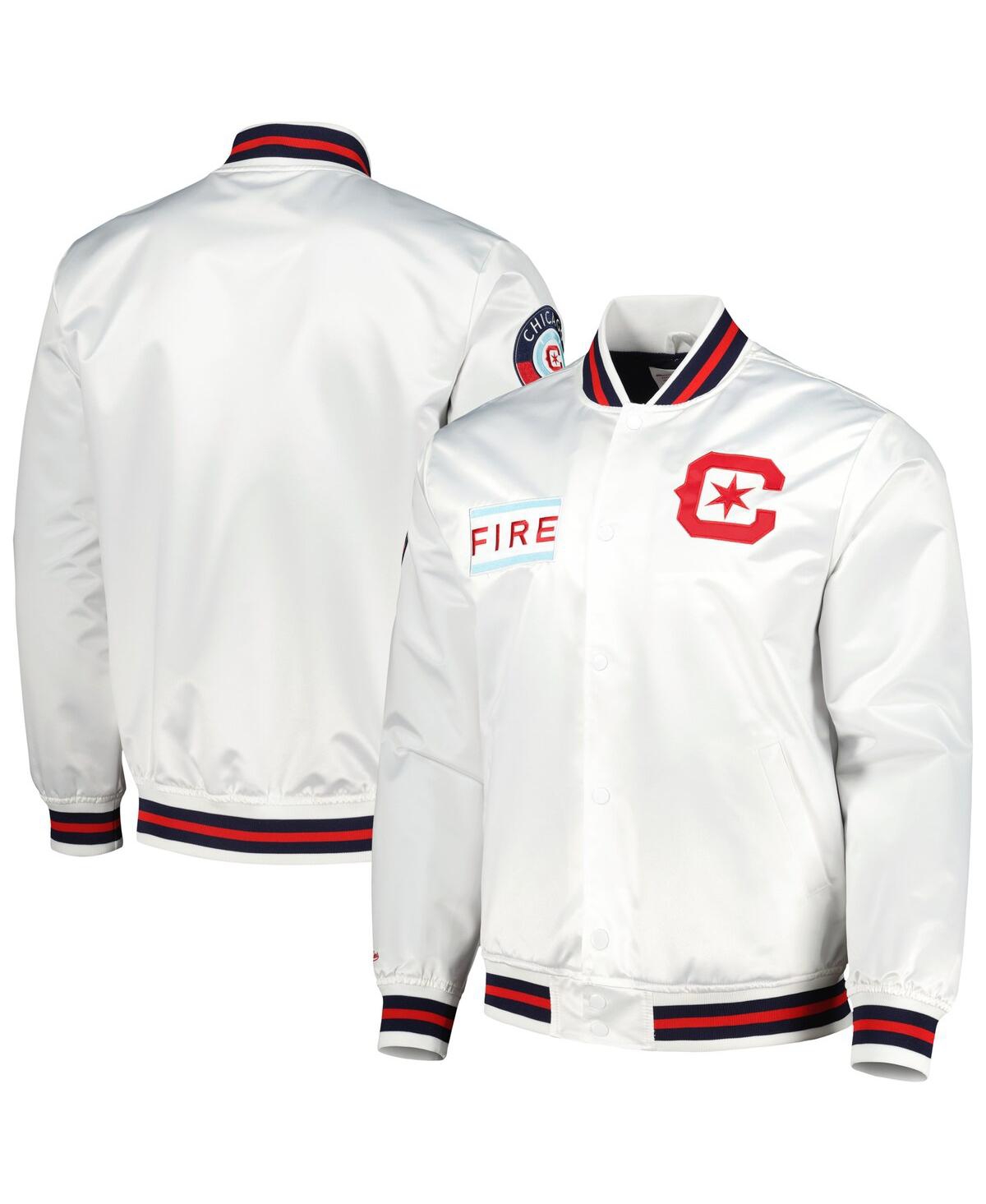 Click here for Mitchell & Ness Mens White Chicago Fire City Full-... prices