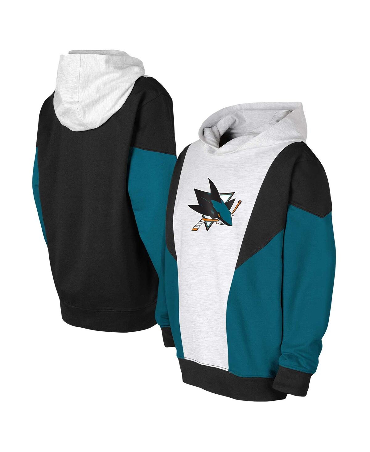 Click here for Outerstuff Big Boys and Girls Ash/Black San Jose S... prices