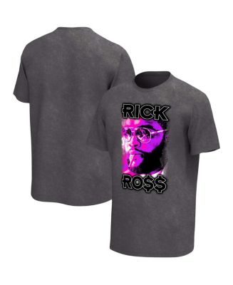Philcos Men's Black Rick Ross Smoking Washed Graphic T-Shirt - Macy's