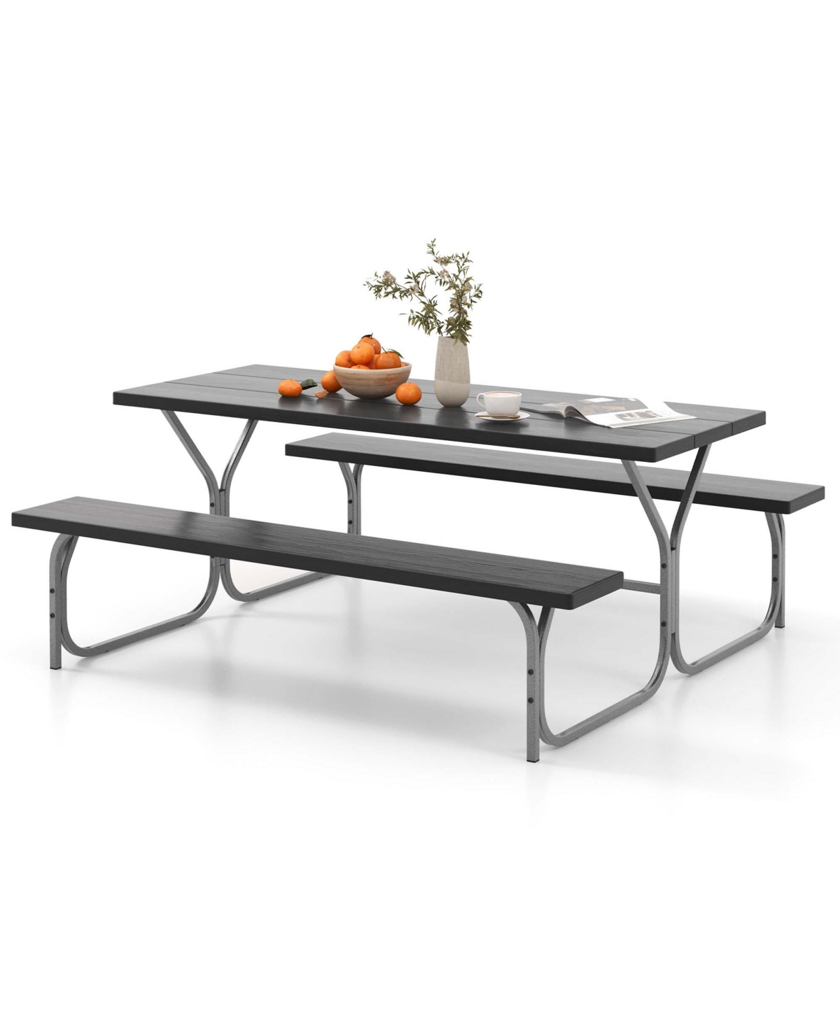 Click here for Costway 6 Ft Picnic Table Bench Set Outdoor Dining... prices