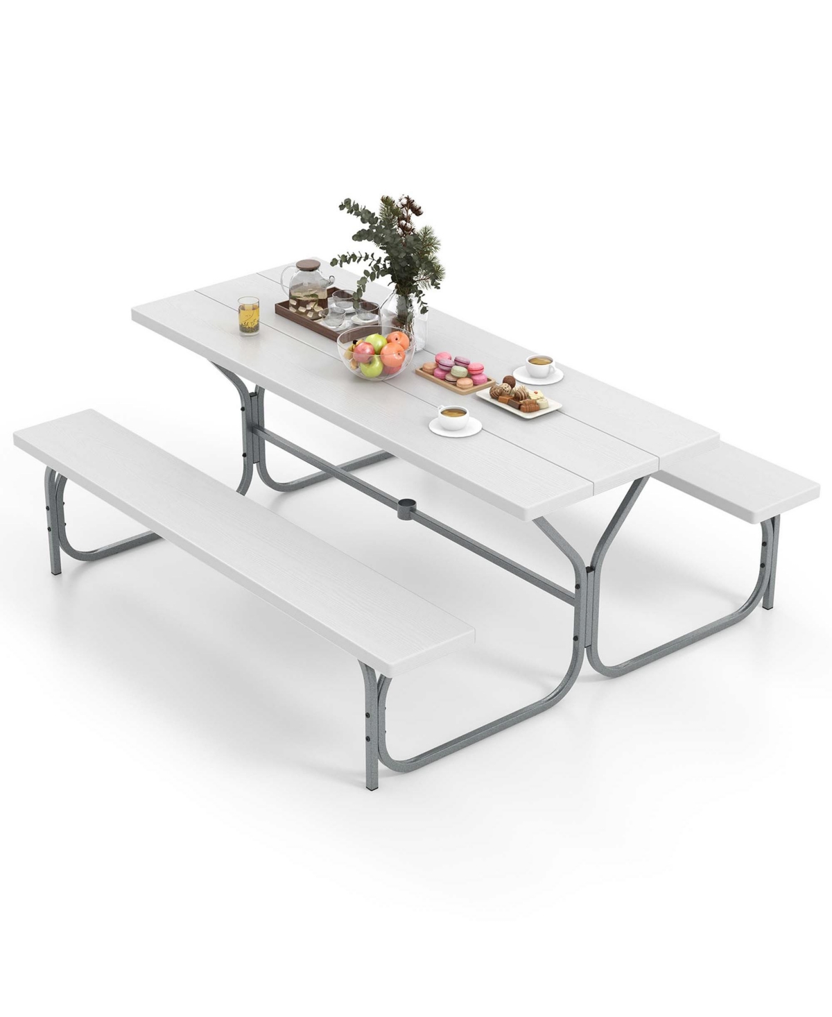 Click here for Costway 6 Ft Picnic Table Bench Set Outdoor Dining... prices