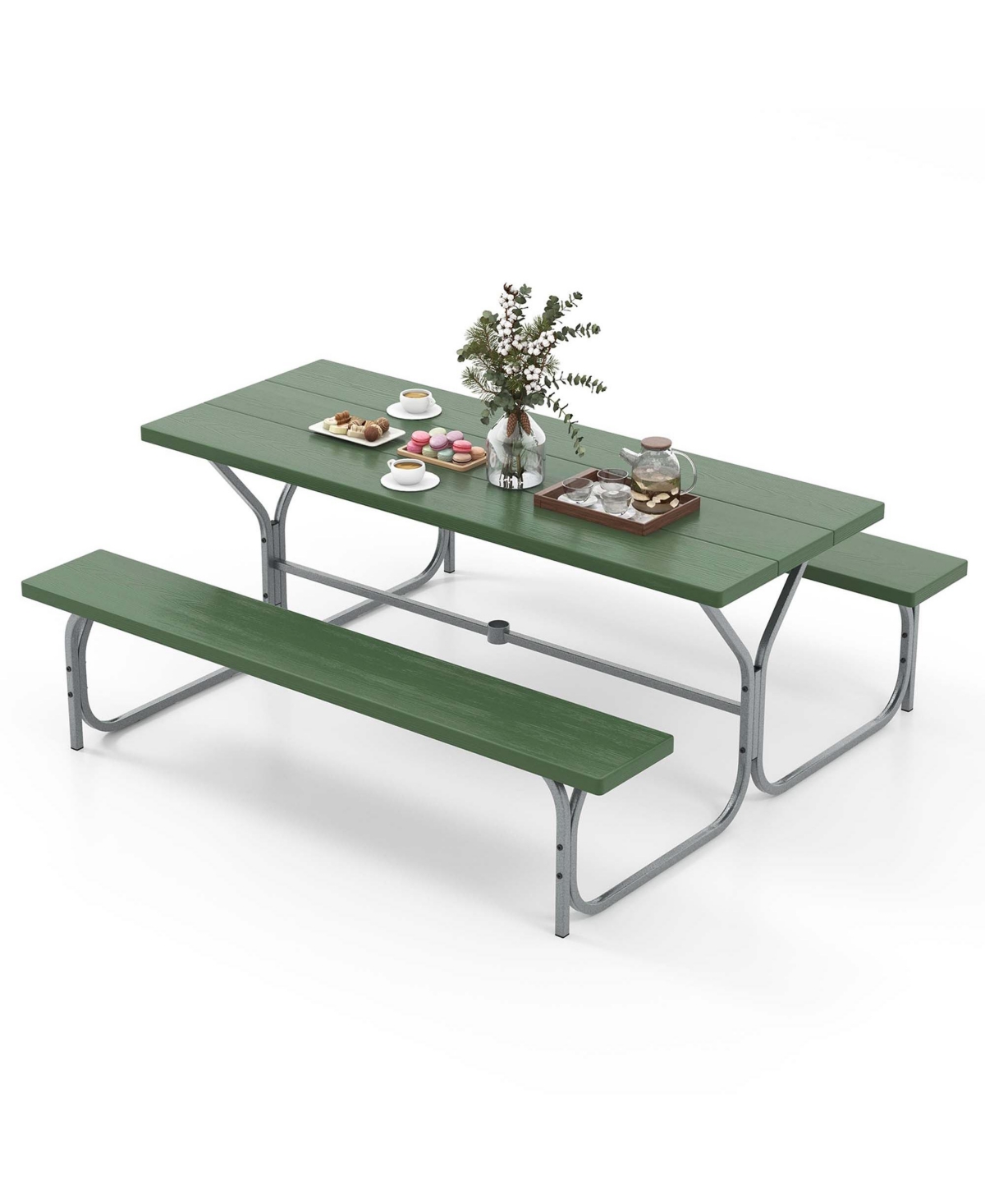 Click here for Costway 6 Ft Picnic Table Bench Set Outdoor Dining... prices