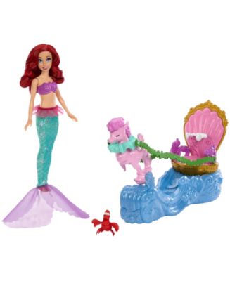 Disney Princess Ariel’s Rolling Chariot with Mermaid Fashion Doll - Macy's