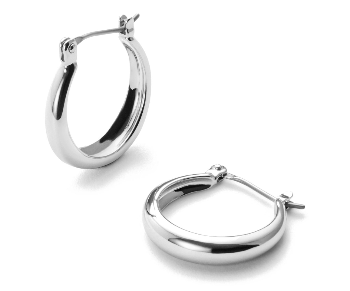 Click here for Ana Luisa Endless Hoop Earrings - Venus Silver - S... prices