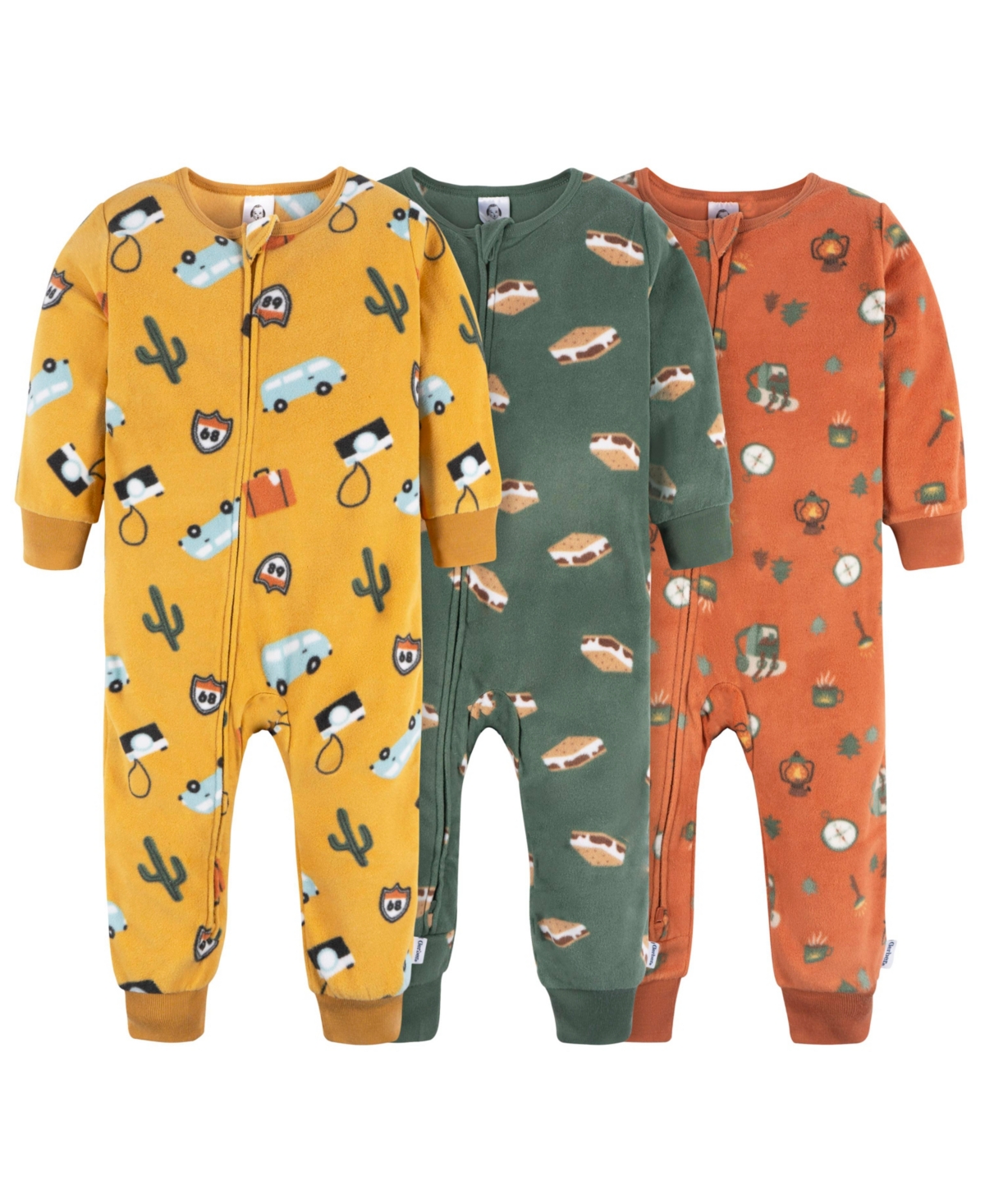 Click here for Gerber Baby Boys Baby Footless Fleece Pajamas  3-P... prices