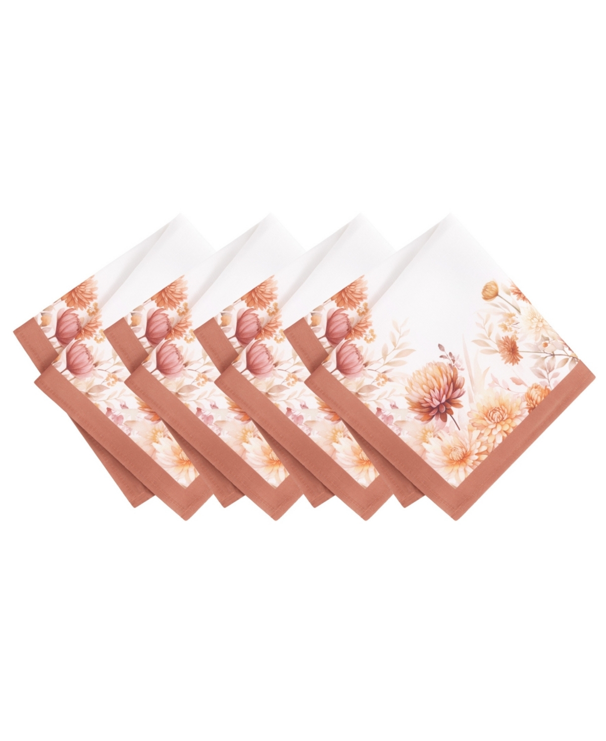 Click here for Elrene Autumn Blooms Napkins 17 x 17  Set of 4 - M... prices