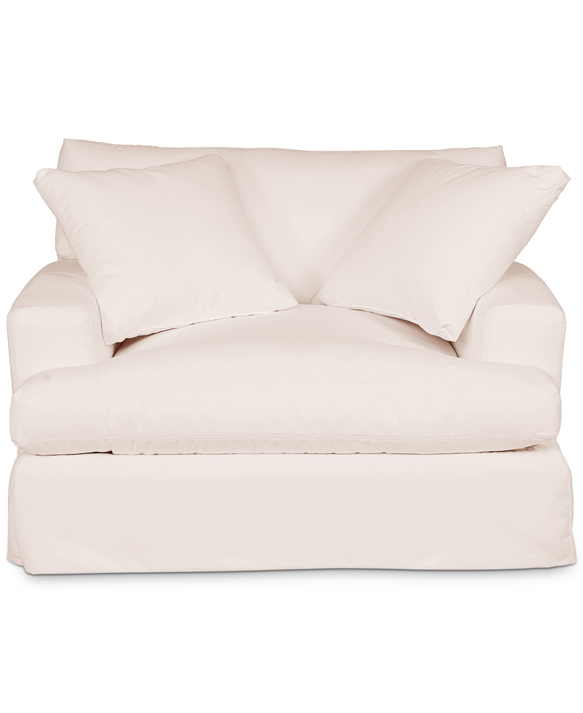 Click here for Brenalee 53 Performance Fabric Slipcover Chair and... prices