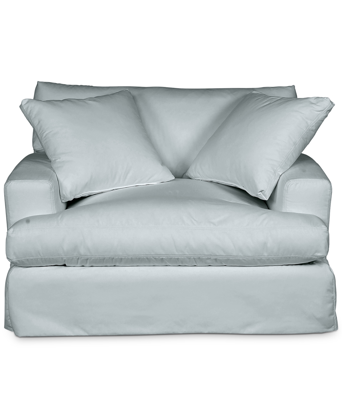 Click here for Brenalee 53 Performance Fabric Slipcover Chair and... prices