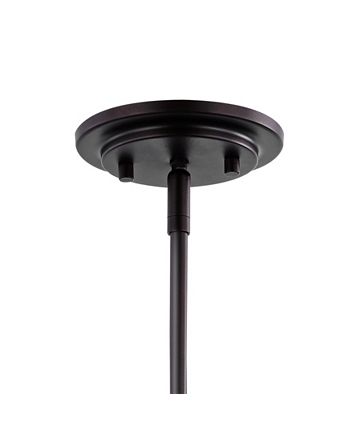 Jonathan Y Cade Metal Farmhouse Industrial LED Pendant - Macy's