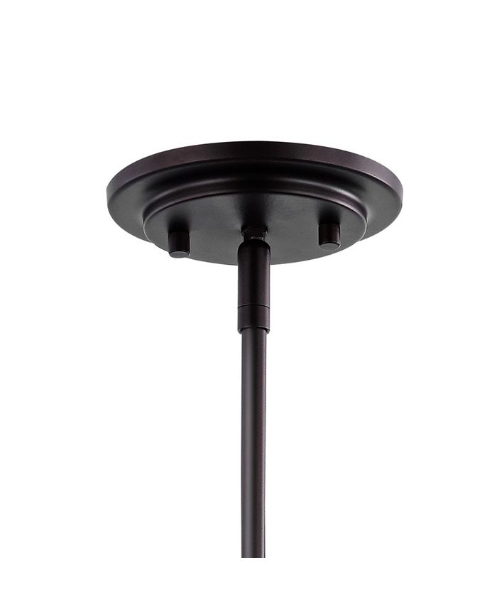 Jonathan Y Cade Metal Farmhouse Industrial LED Pendant - Macy's