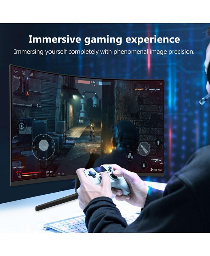 Z-EDGE 27 inch 1080P Full HD 165Hz 1ms Curved Gaming Monitor, FreeSync ...