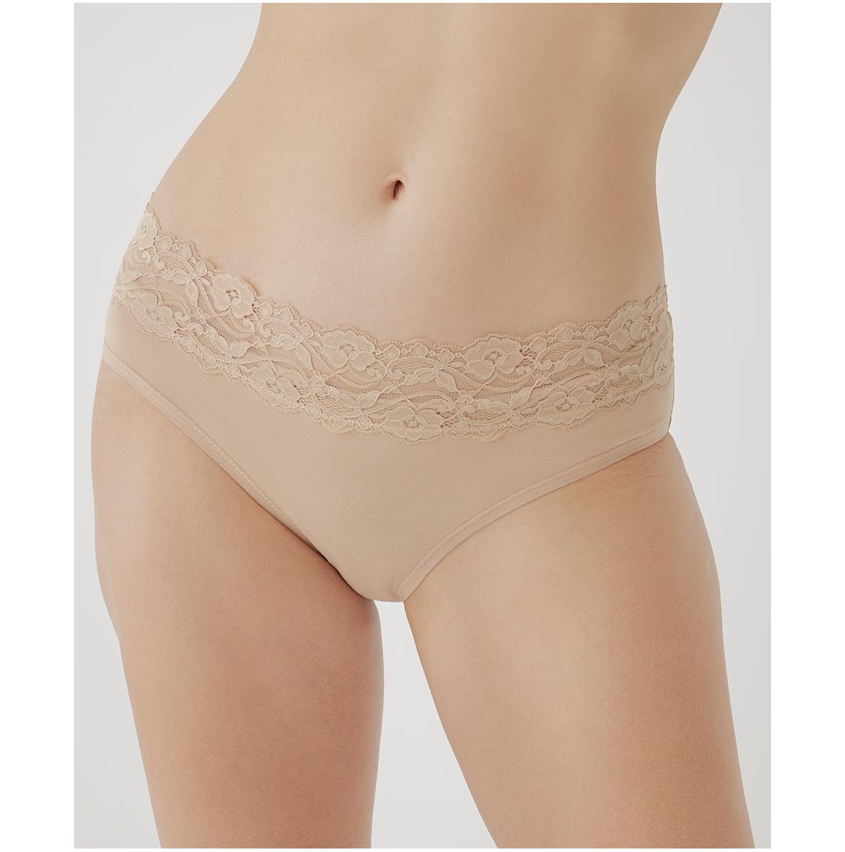 Click here for Pact Womens Organic Cotton Lace Waist Brief 3-Pack... prices