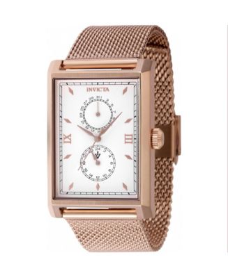 Invicta Men's 46861 Vintage Quartz Multifunction White Dial Watch - Macy's
