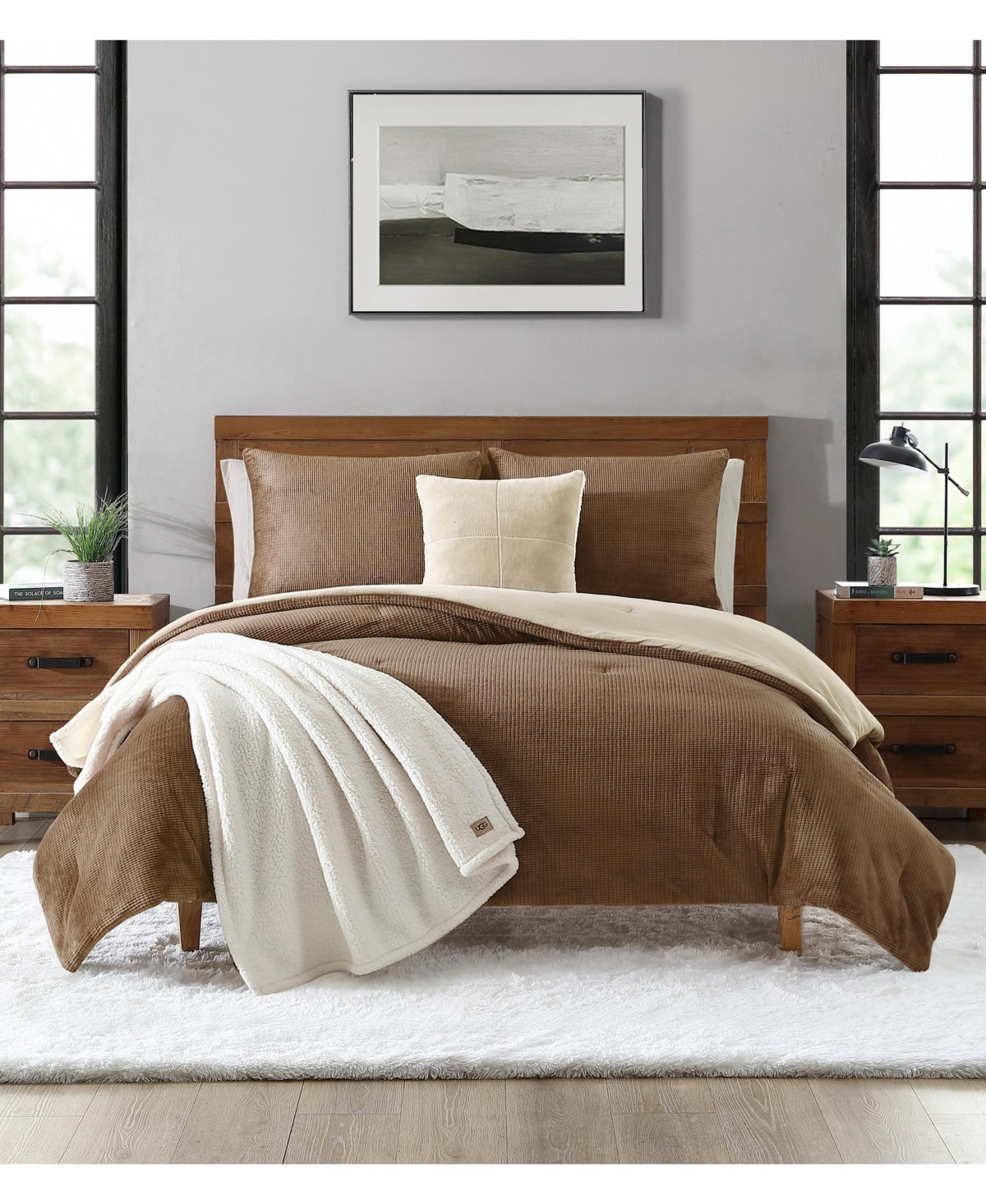 Click here for Ugg Brody Reversible 5-Pc. Comforter Set  King - C... prices