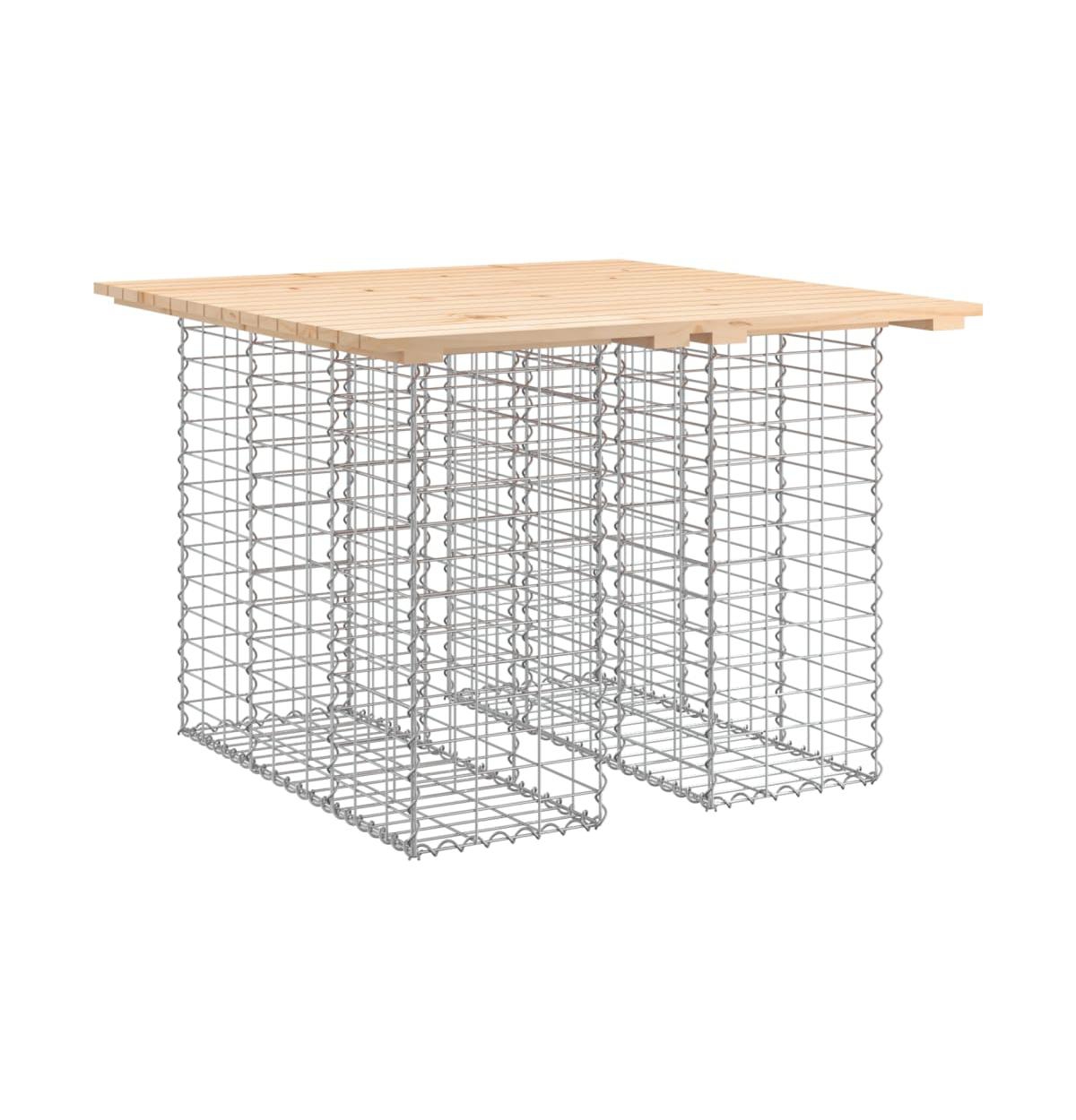 Click here for vidaXL Patio Bench Gabion Design 39.4x40.2x28.3 So... prices