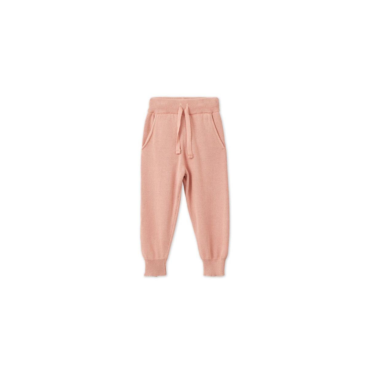 Click here for Vild House of Little Organic Knit Joggers - Pink r... prices
