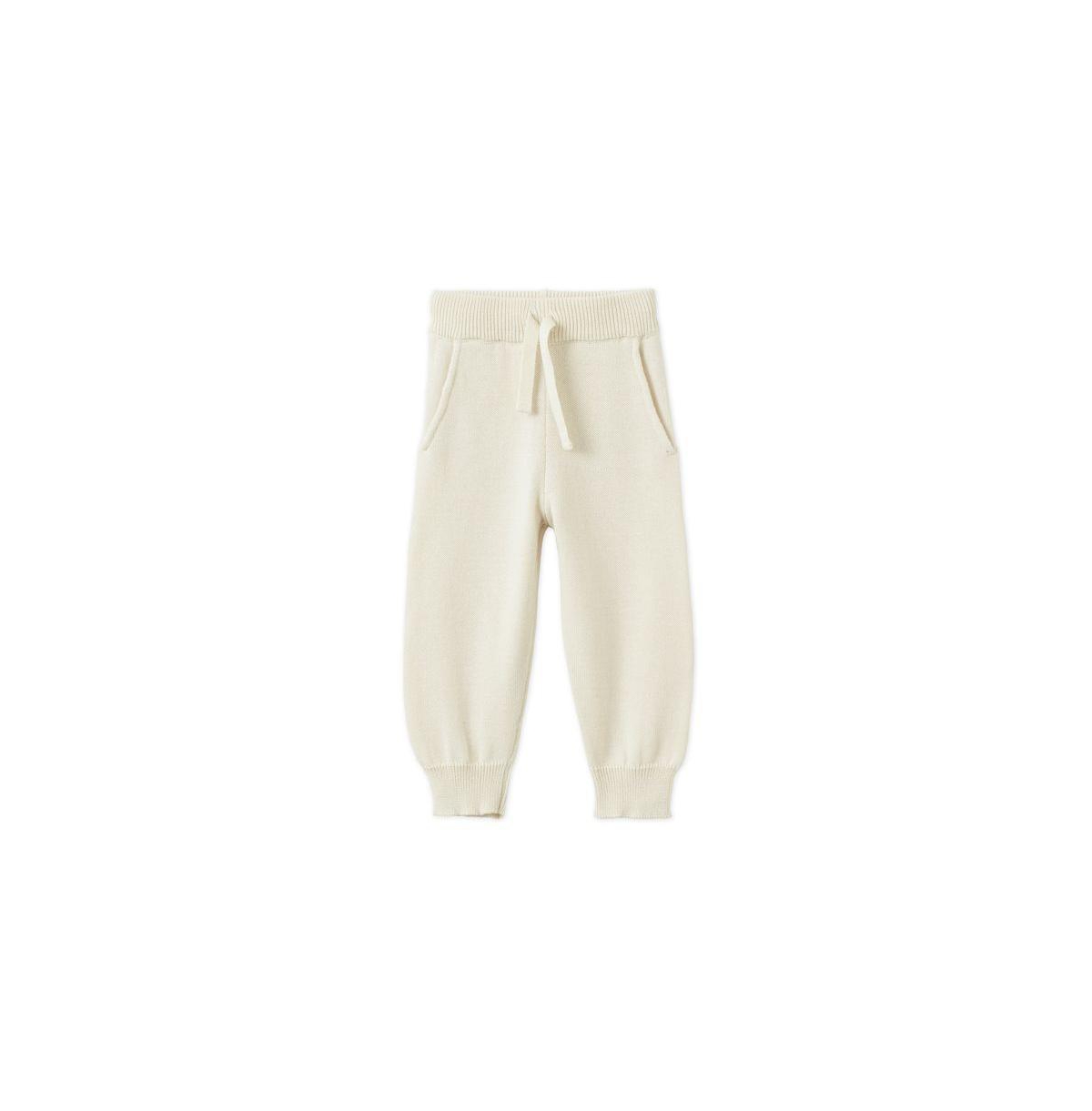 Click here for Vild House of Little Organic Knit Joggers - Ecru prices
