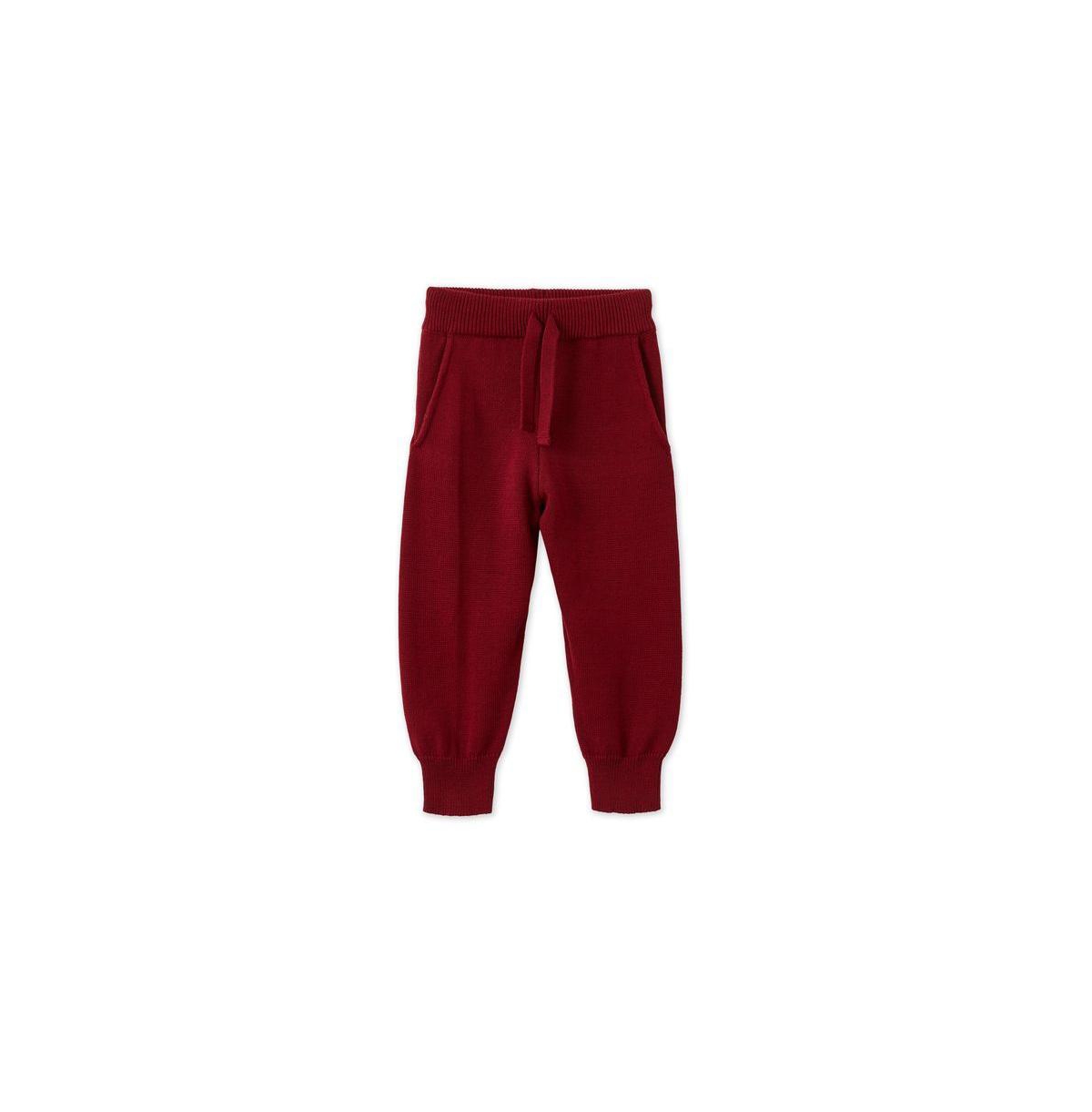 Click here for Vild House of Little Organic Knit Joggers - Red ja... prices