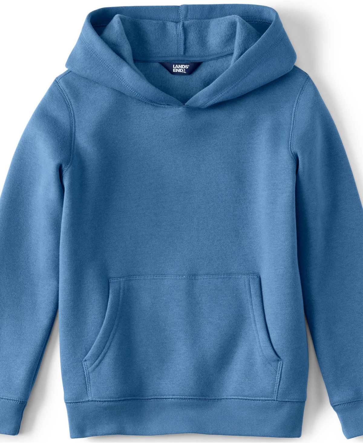 Click here for Lands End Girls Fleece Hooded Sweatshirt - Blue prices