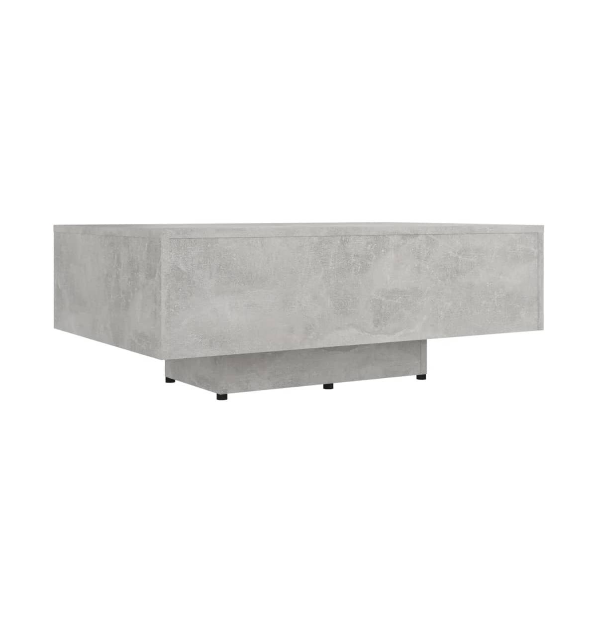 Click here for vidaXL Coffee Table Concrete Gray 33.5x21.7x12.2 E... prices