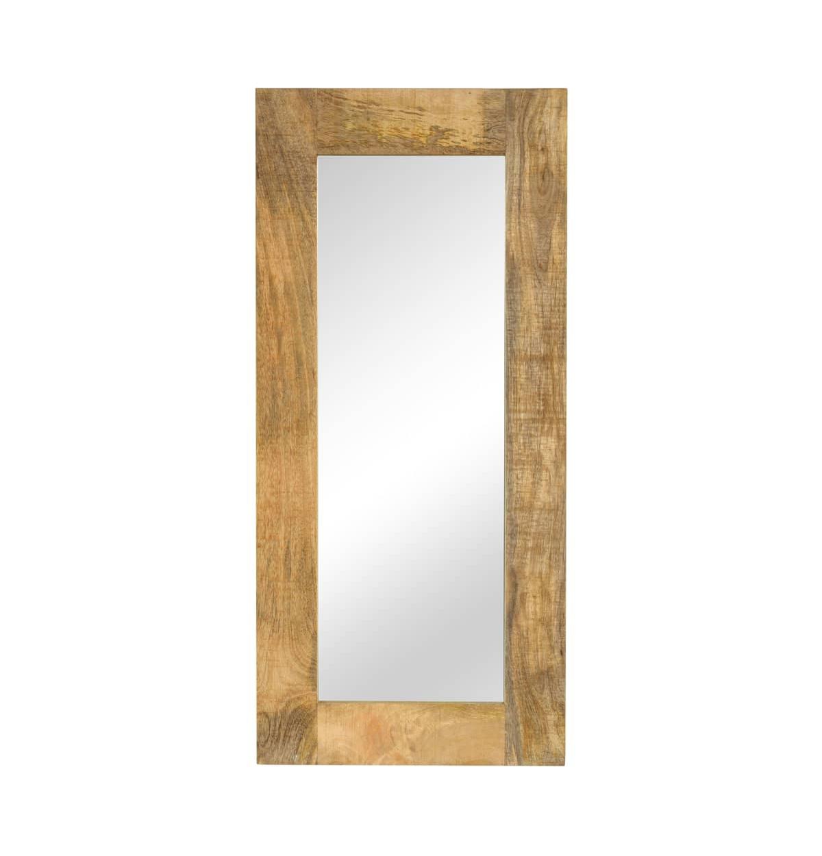Click here for vidaXL Mirror Solid Mango Wood 19.7x43.3 - Brown prices