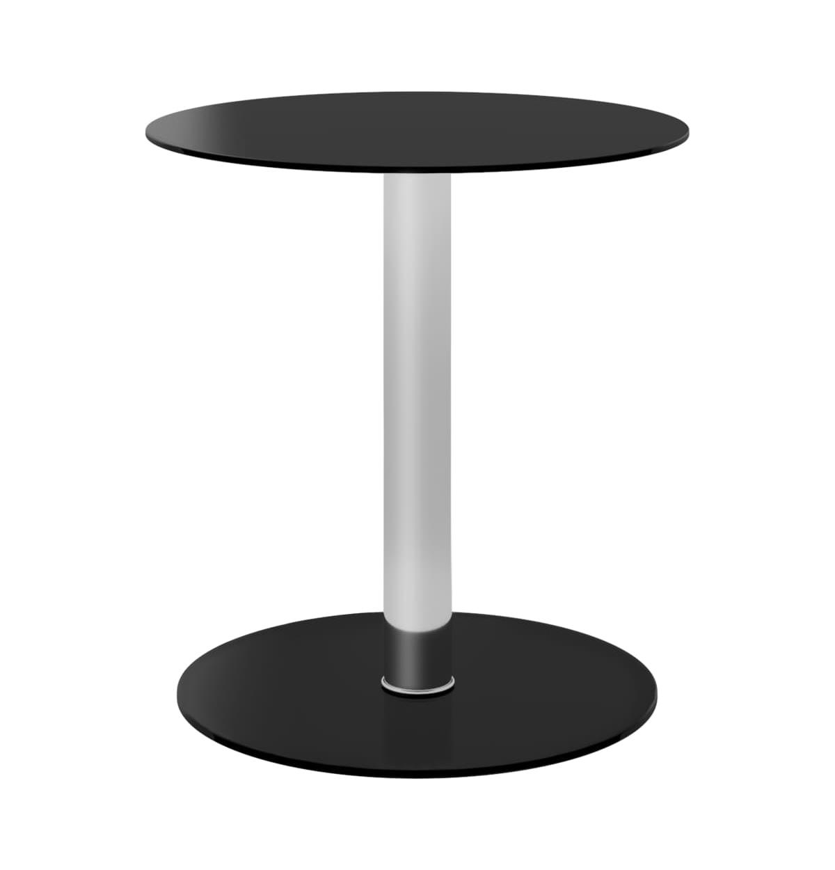 Click here for vidaXL Coffee Table Black 15.7 Tempered Glass - Bl... prices