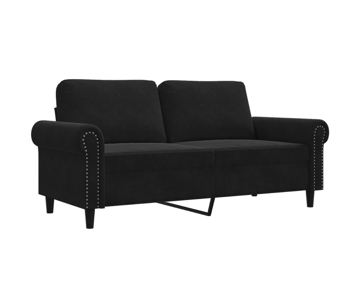 Click here for vidaXL 2-Seater Sofa Black 55.1 Velvet - Black prices