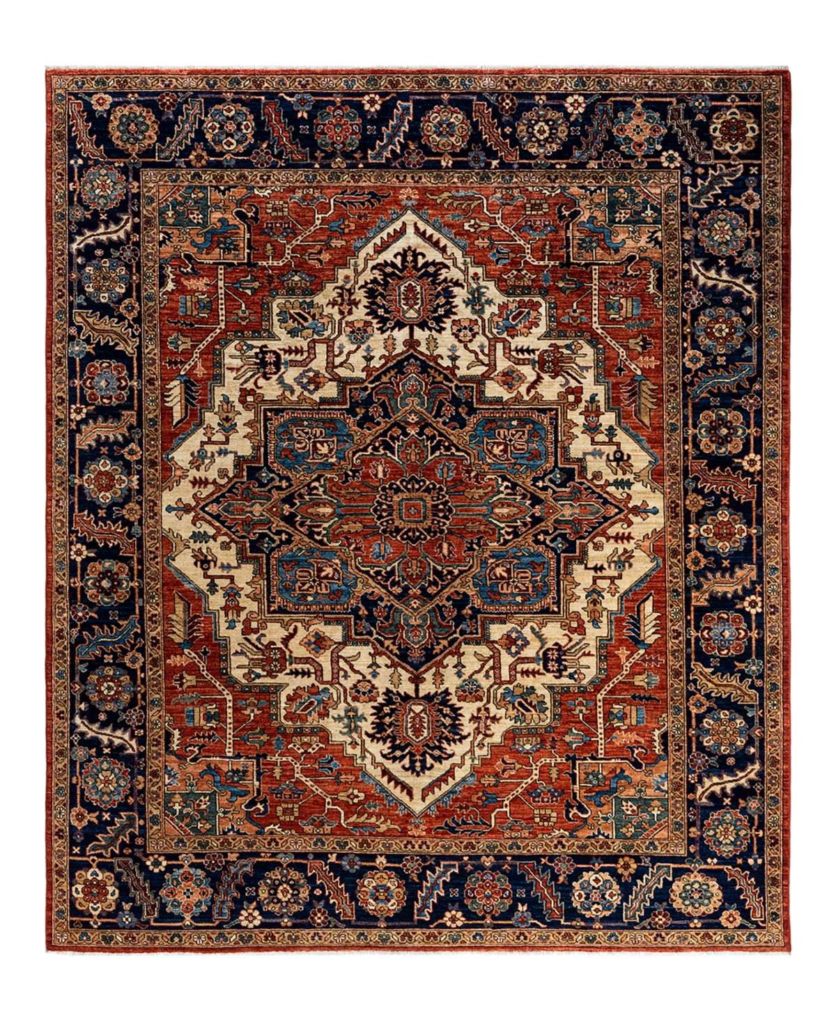 Click here for Adorn Hand Woven Rugs Serapi M1993 84x99 Area Rug... prices